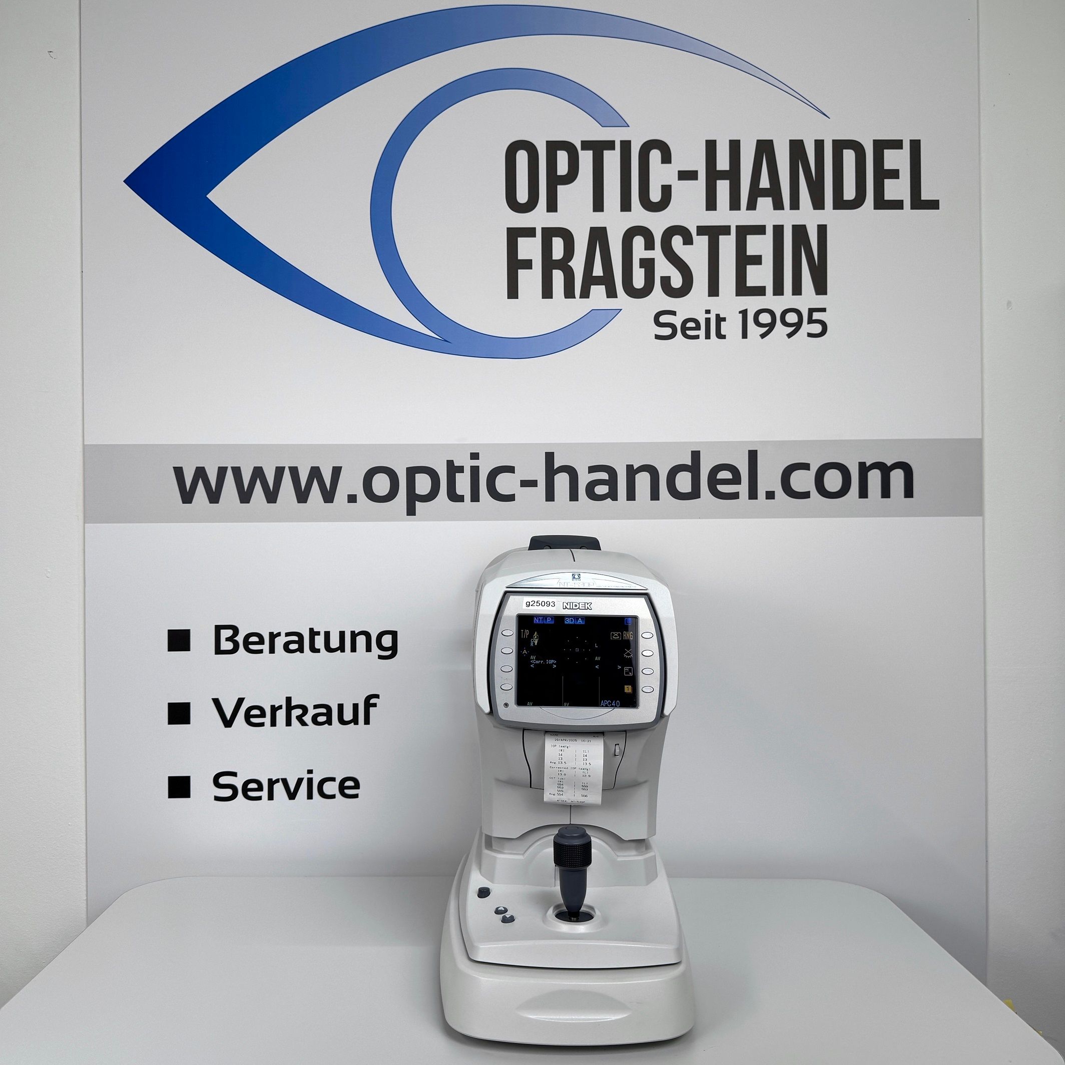 Tonometer mit Pachmyeter Nidek NT-530 P (g25093) - Optic Handel